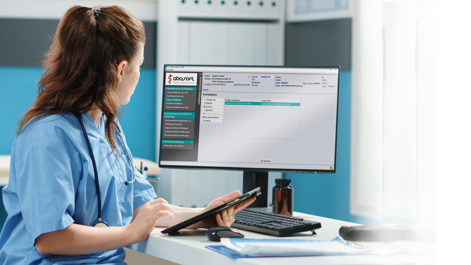 Praxissoftware EVA – Arztsoftware für alle Fachrichtungen | abasoft