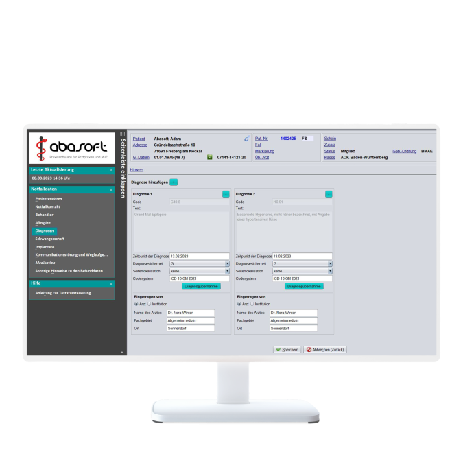 Praxissoftware für Arztpraxen & MVZ | Arztsoftware von abasoft